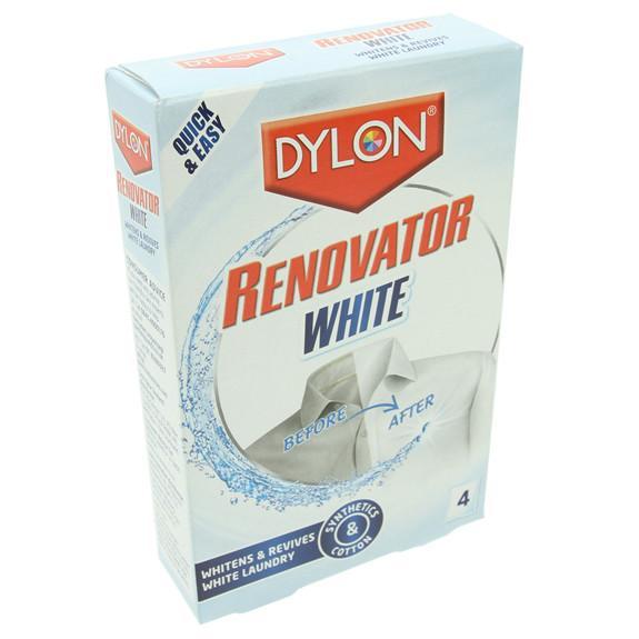 DYLON Fabric Renovator Whitener 4 Sachets Brightens Laundry Clothes for ...