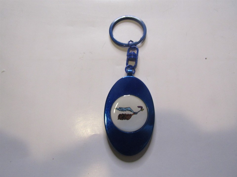 PLYMOUTH ROAD RUNNER 1968 69 1970 1971 72 73 74 LEATHER BIRD KEYCHAIN ...