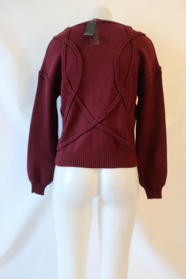 NWT Womens Belldini Burgundy Redwood Knit Pullover Sweater S/P * | eBay