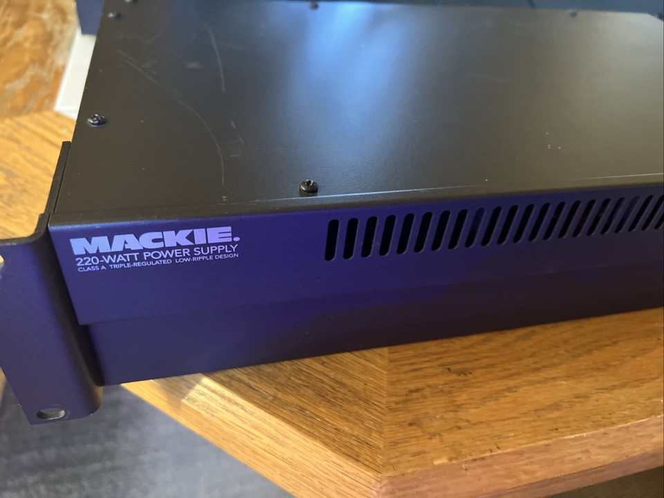 Vintage Mackie 24X8X2 8 Bus Mixing Console With Meter Bridge And Power ...