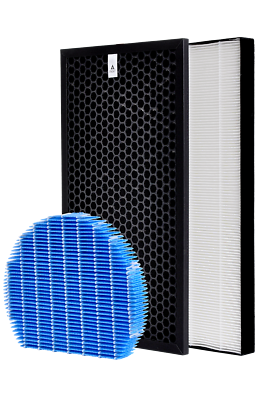 Replacement Filter Set for Sharp KC-D40EUW/KC-D40EUB - 3 Brand Filter ...