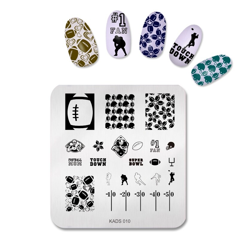 KADS Stamping Plates Flower Nail Art Stamping Template Image Manicure ...