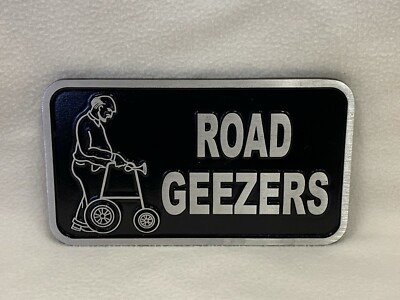 Car Hotrod Hot Rat Rod Club Plaque License Plate Road Geezers O'Brien ...