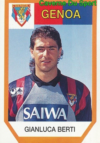 072 GIANLUCA BERTI ITALIA GENOA 1893 FIGURINE STICKER CALCIO 94 EUROFLASH | eBay