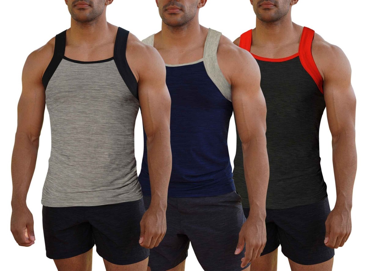 Square Cut Tank Top Undershirts