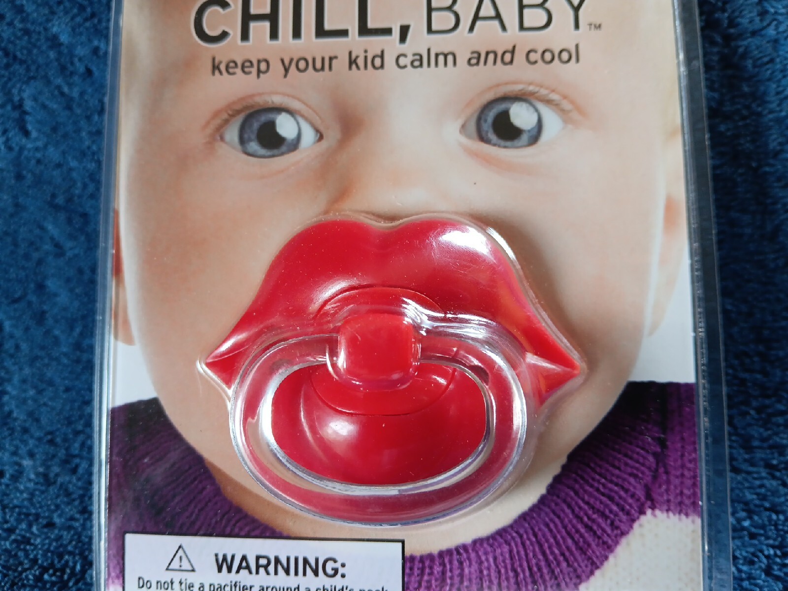 Pacifier Chill Baby Lips Funny Novelty Baby Shower Gift BPA Free NEW ...