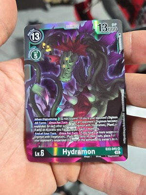 Hydramon EX3-045 SR Digimon TCG Draconic Roar | eBay
