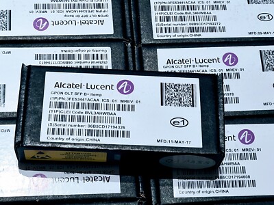 NEW Alcatel-Lucent GPON OLT SFP B+ itemp 20km SC SMF DDM 3FE53441ACAA ...
