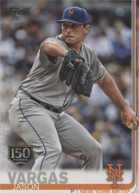 2019 Topps - Jason Vargas #418 150th Anniversary for sale online | eBay