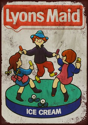 lyons maid aged (unofficial) metal wall sign | eBay UK