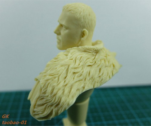 1/10 Resin Model Kit Bust Of The Ancient War Movie Soldier Rome General ...