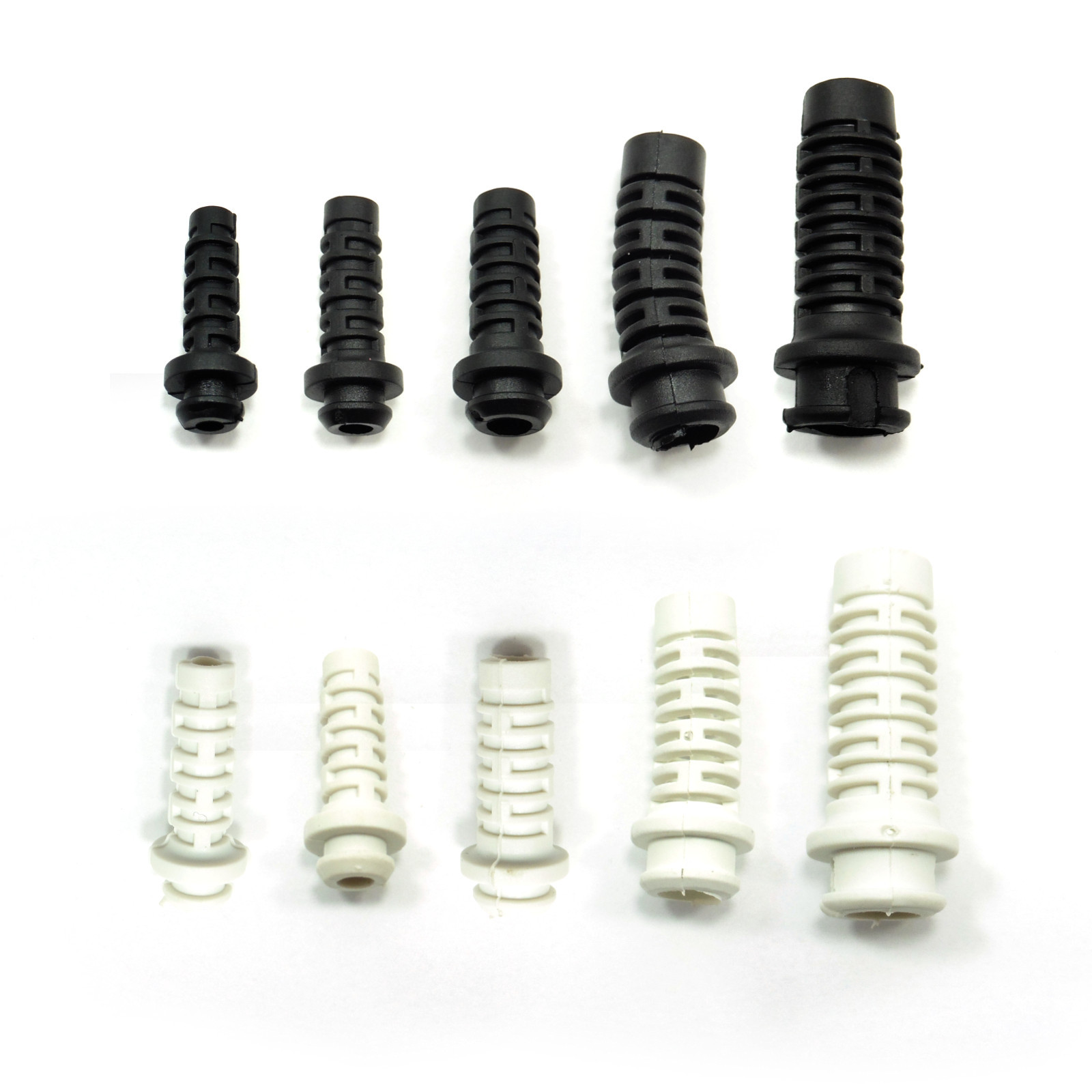 Rubber Strain Wire Protector Cable Cord Sleeve Bushing Different Sizes ...