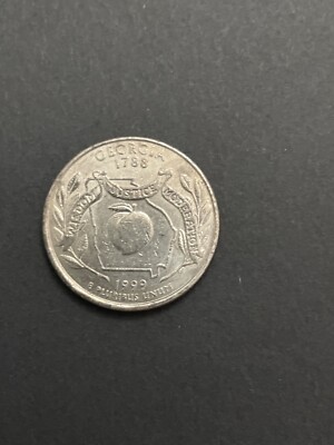 1999 Georgia 1788 Peach Quarter Dollar Coin | eBay