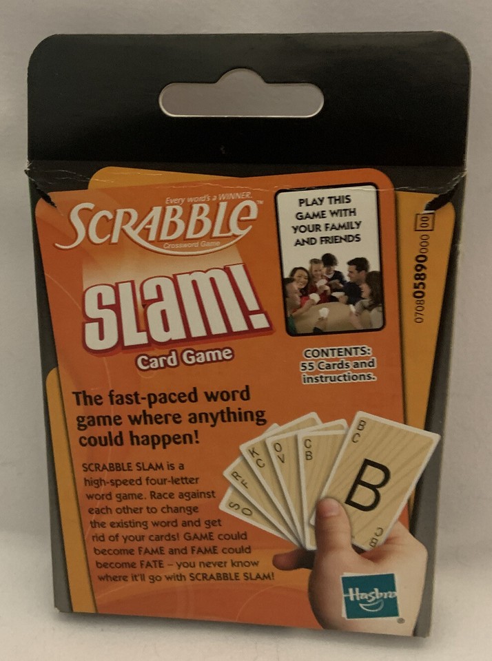 NEW!! Scrabble Slam Card Game- Family-Parker Brothers Sealed Cards | eBay