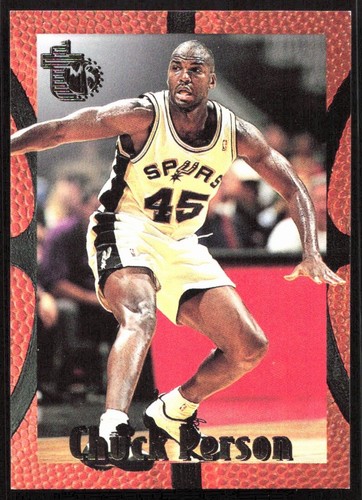 1994-95 CHUCK PERSON TOPPS EMBOSSED #87 SAN ANTONIO SPURS | eBay