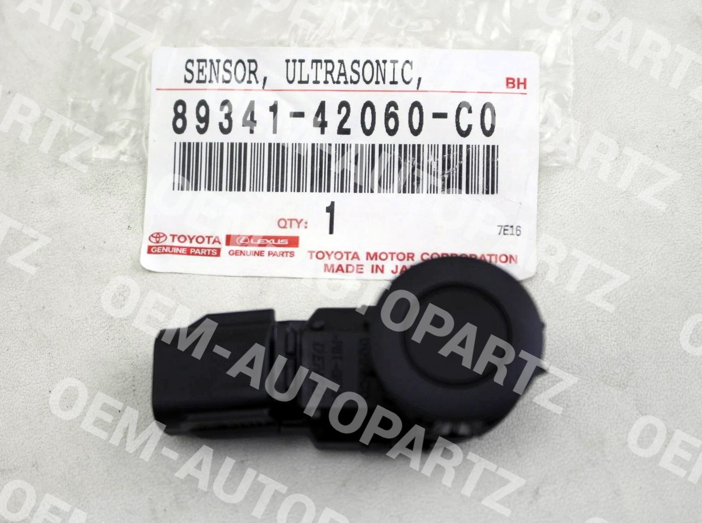 89341-42060-C0 Toyota OEM Genuine Ultrasonic Sensor Factory Parking ...
