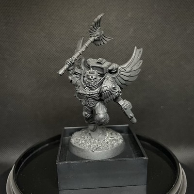 Warhammer 40k Blood Angels Chaplain With Jump Pack Primed Space Marines ...