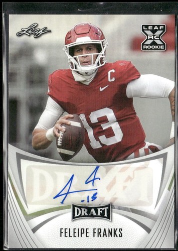 2021 Leaf Draft Picks Feleipe Franks Auto Autograph RC Rookie Card ...