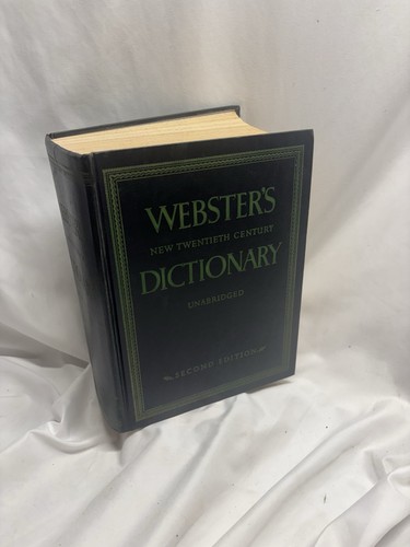 Webster's New Twentieth Century HUGE Dictionary Unabridged 1961 Second ...