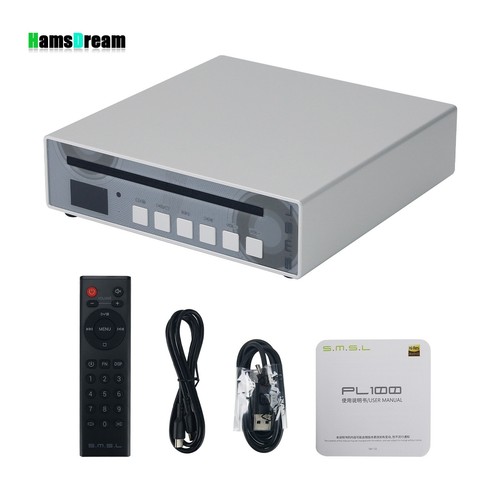 SMSL PL100 Digital CD Player for MQA Decoding Headphone Amp w/ Remote ...