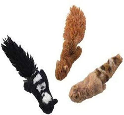 Ethical Pets 2680 Skinneeez Forest Creatures For Cats, Pack of 3 ...