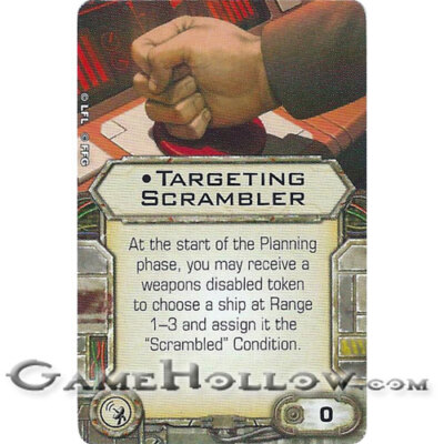 Star Wars Miniatures X-Wing Upgrade Card TARGETING SCRAMBLER System | eBay