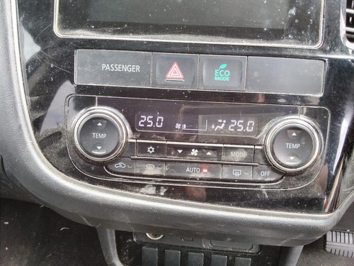 MITSUBISHI OUTLANDER HEATER/AC CONTROLS DUAL ZONE CLIMATE CONTROL TYPE ...
