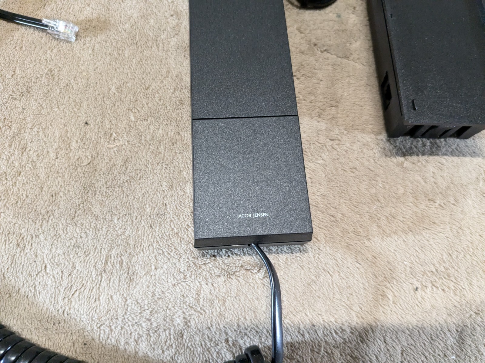 Bittel Telephone Analog Desk BLACK 95db Single LineTrimline HT20B | eBay