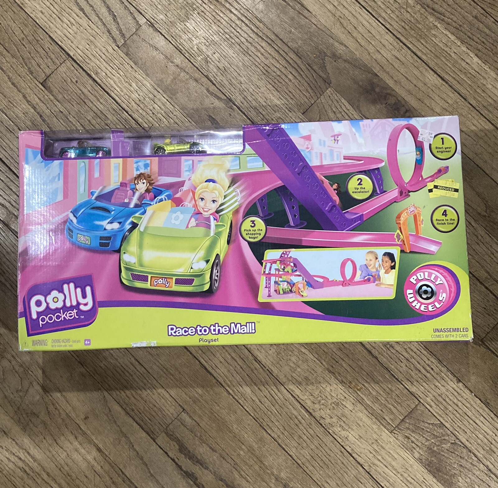 VINTAGE Polly Pockets 2007 Race To The Mall - SEALED !!! NIB Cars Polly ...