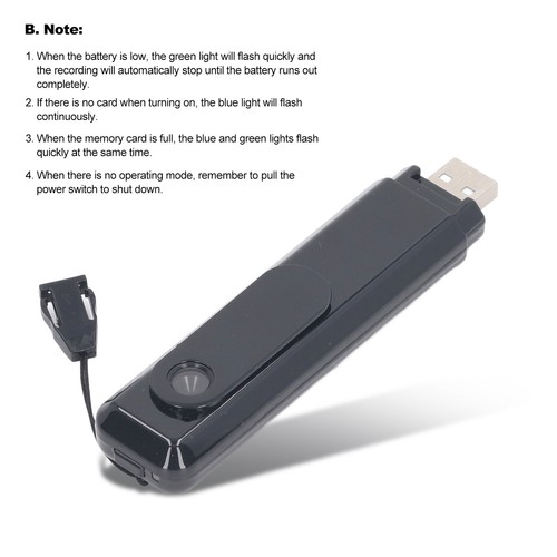 Clips Camera 1080P Portable Recording Camera Rechargeable For Meeting ...