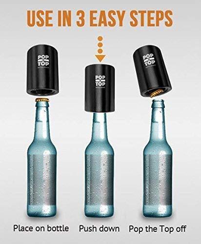 Pop-the-Top beer bottle opener - Push down, pop off. No Damage to ...