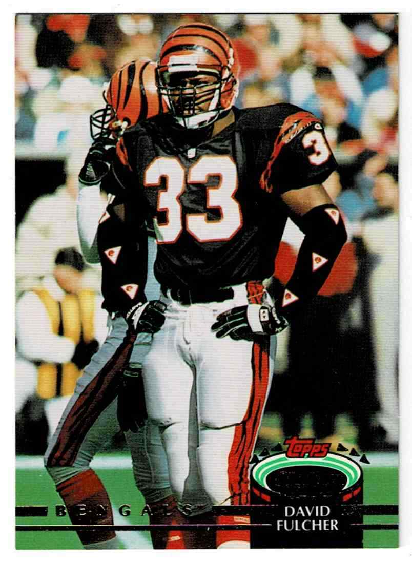 1992 Topps Stadium Club David Fulcher #588 Cincinnati Bengals | eBay