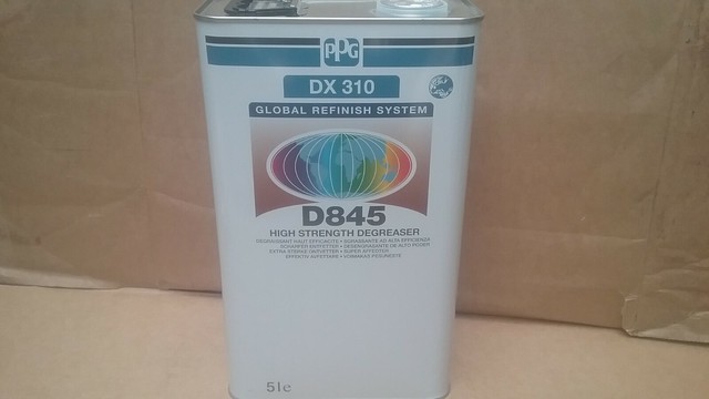 High Strength Panel Degreaser D845 DX310 5 litre PPG Solvent Cleaner ...