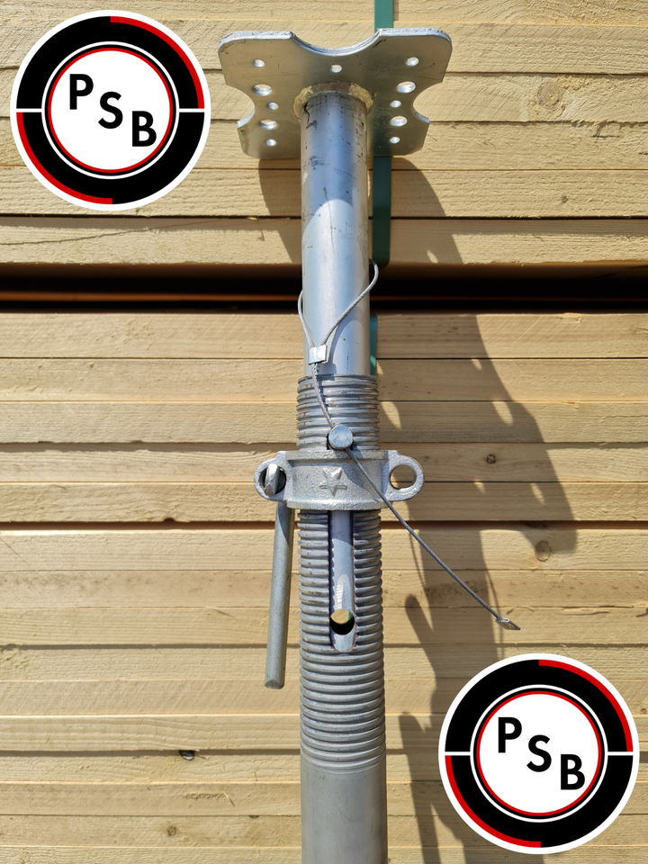 2 x New Size 1 Acrow Props - Zinc Plated 1.750m-3.100m - Heavy Duty ...