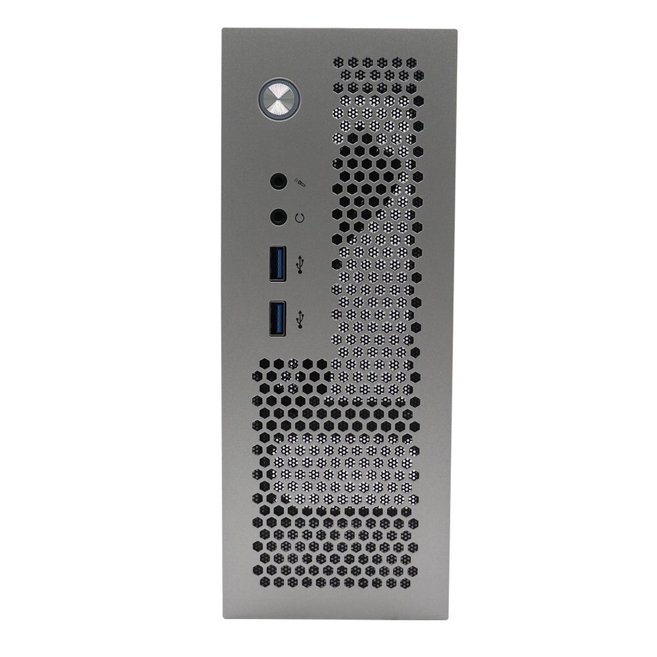 Mini ITX HTPC PC Case Tower Chassis Home Theater Media Computer Small ...