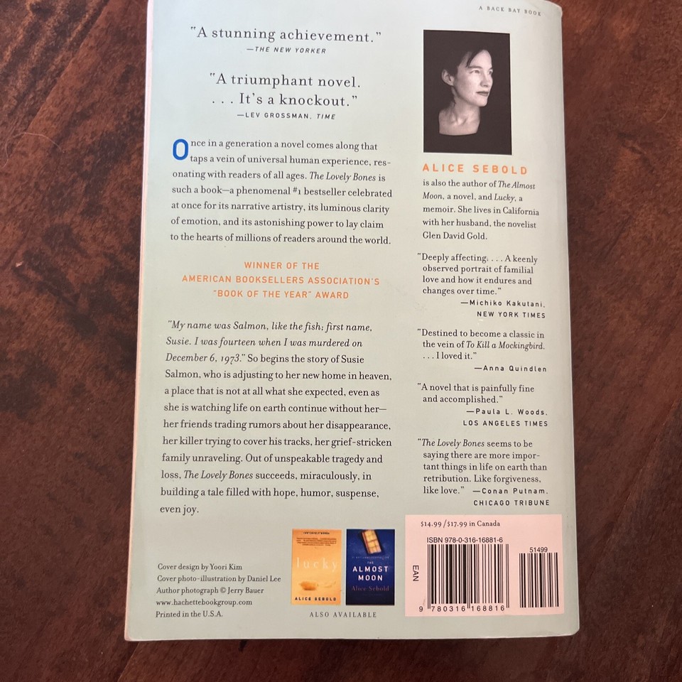 The Lovely Bones by Alice Sebold (2004, Trade Paperback, Reprint ...