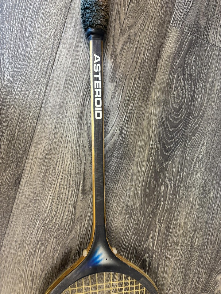 Vtg Grays Of Cambridge Squash Racquet Asteroid Star Plan Wooden Racket ...