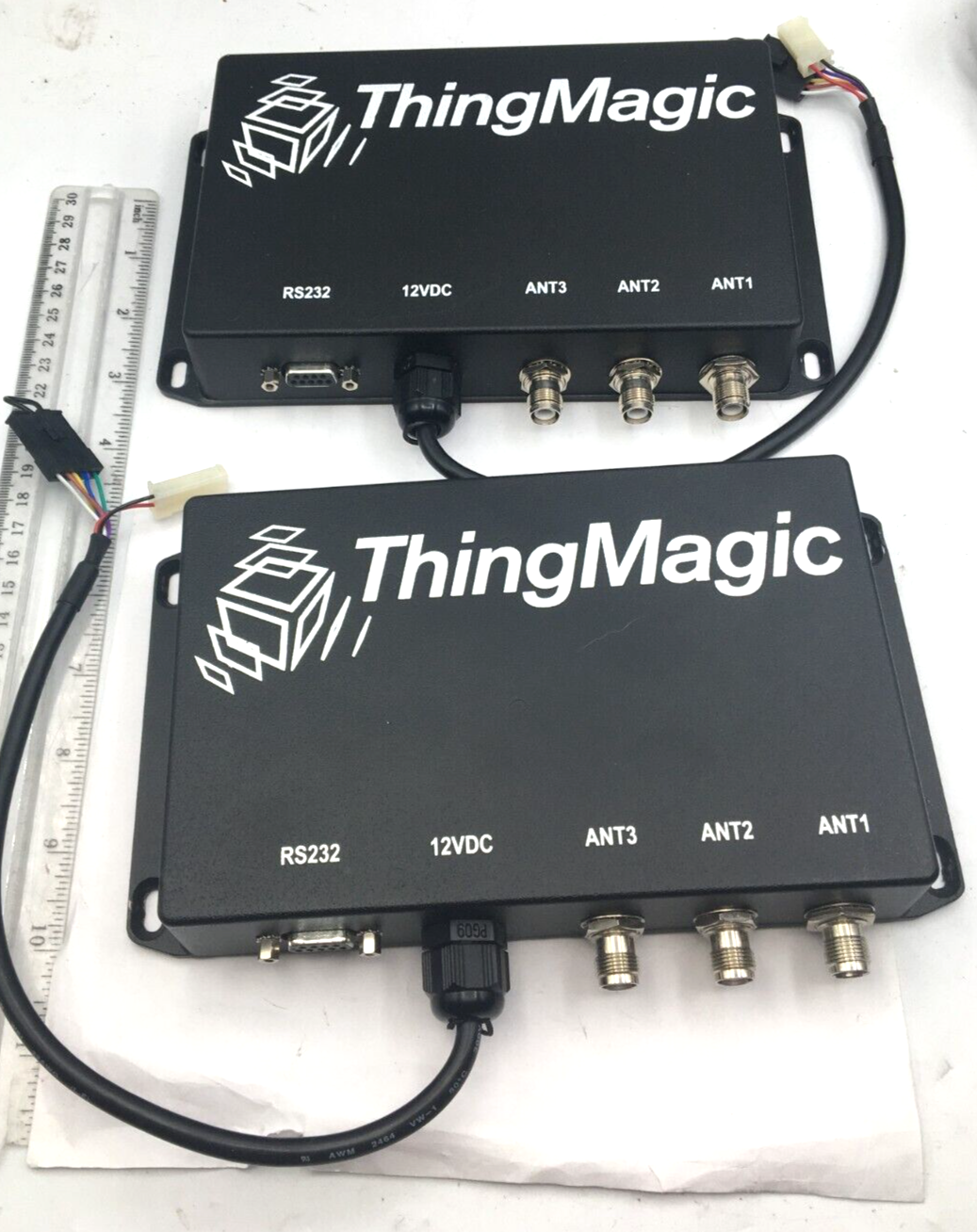 ThingMagic Lot of 2 Reader RS232, 12VDC, 5407A-SR5E, 540-0012-01 W ...