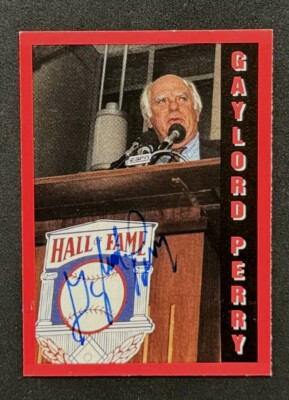 GAYLORD PERRY Signed Auto Autographed BRAVES All-Sports USA Baseball ...