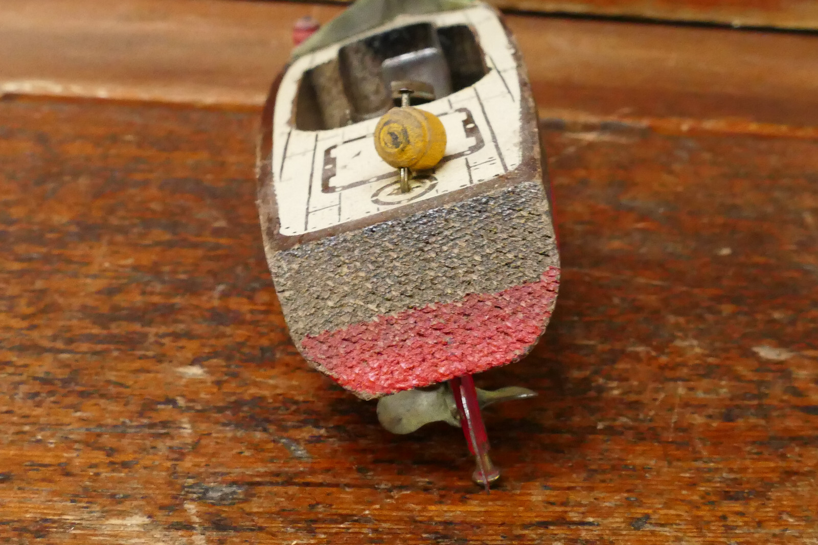 RARE Vintage Original Keystone Electric Battery Operated Wood Pond Boat ...