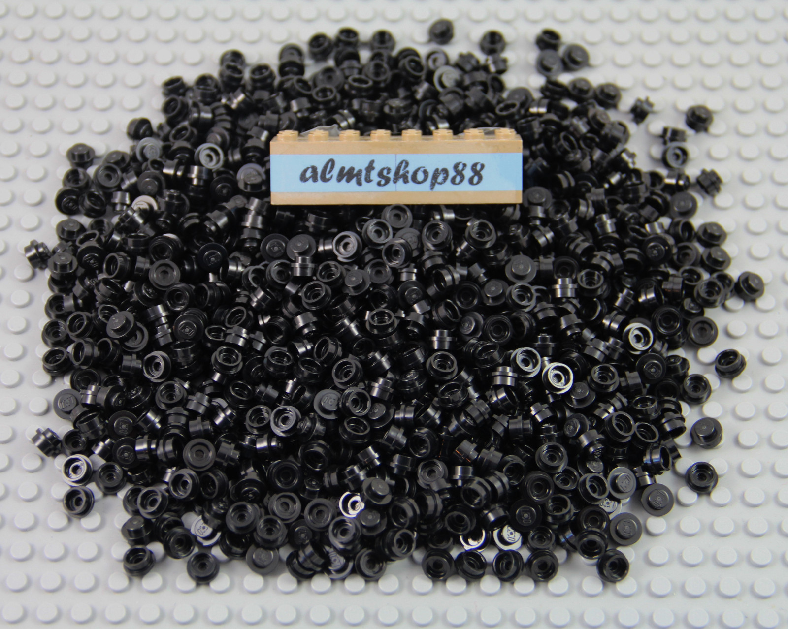 LEGO - 1x1 Round Plates Black - Part 4073 Lot Dot Star Wars Eye Pieces ...