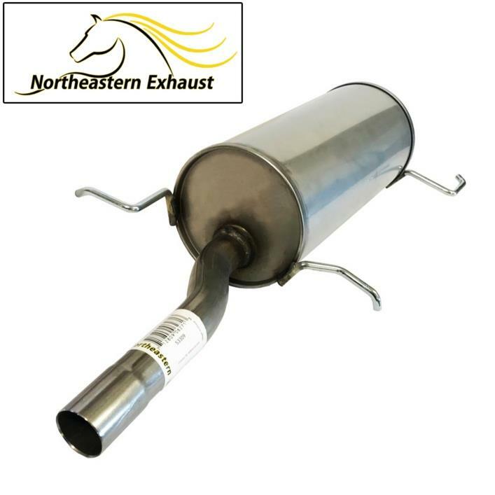 Stainless Steel Resonator Muffler Exhaust Kit fits: 1998 - 2003 Ford ...