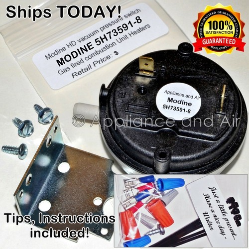 5H73591-8 Modine PDP 150 175 400 Vacuum Pressure Switch Gas Heater ...