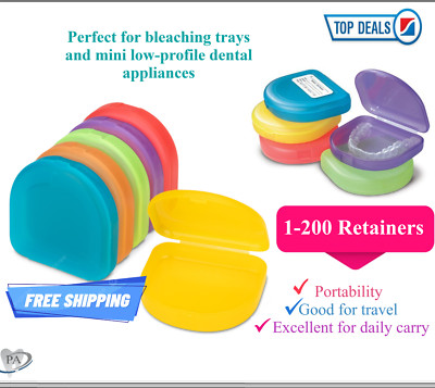 Sealed Assorted Dental Retainer Boxes Denture Case, Mouthguard ...