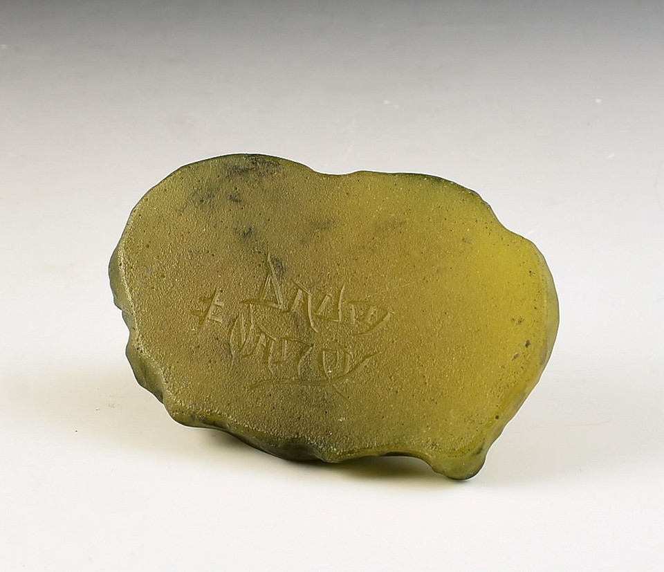 Daum Nancy PATE DE VERRE BEETLE PAPERWEIGHT C.1920 ALMERIC WALTER | eBay UK