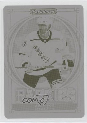 2023 Parkhurst Parkies Printing Plate Yellow Achievement 1/1 Adam Fox # ...