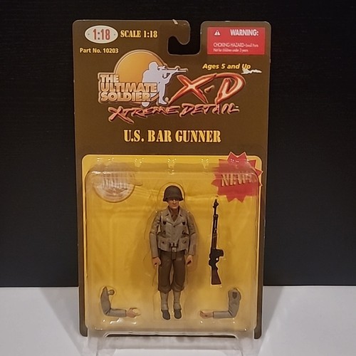 2000 Ultimate Soldier X-D 1:18 WWII WW2 US Bar Gunner 21st Century Toys ...