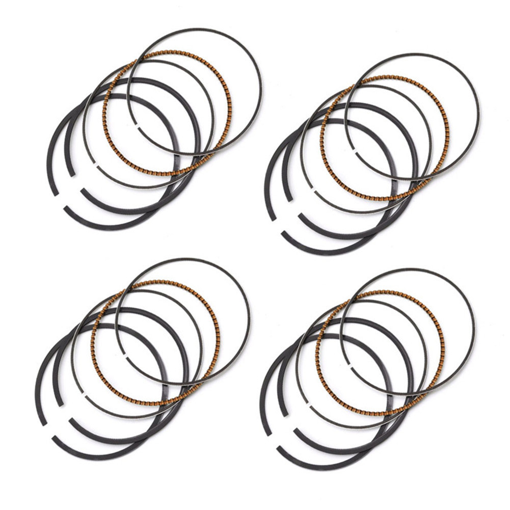 4 Set Piston Rings Kit for Kawasaki Ninja ZX-6 ZX600 ZZ-R600 STD Bore ...