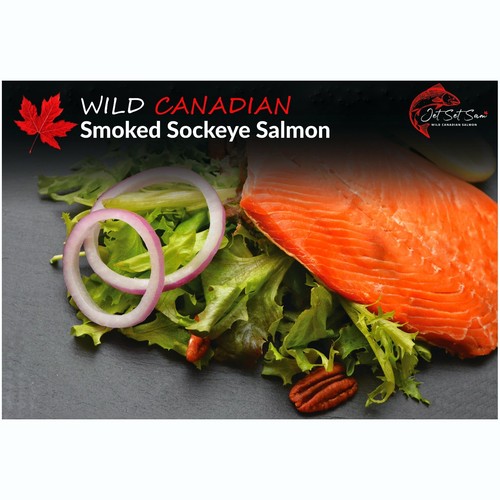 Wild Smoked Salmon Sockeye Fillet Shelf Stable Canadian Made Fish ...
