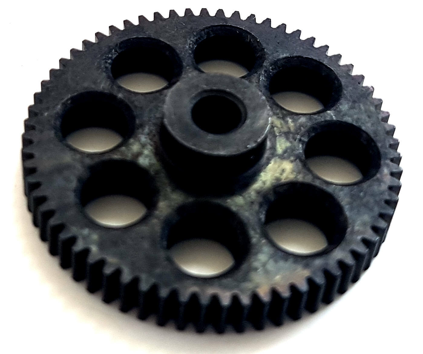 0.6 Module 0.6M 64T 64 Teeth Tooth Metal Gear EP 1/10 Black 9mm Wide ...